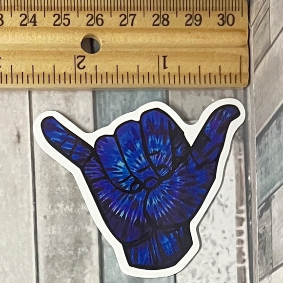 Office | 110 Shaka Brah Hawaiian Culture Surfing Reusable Vinyl Sticker ...